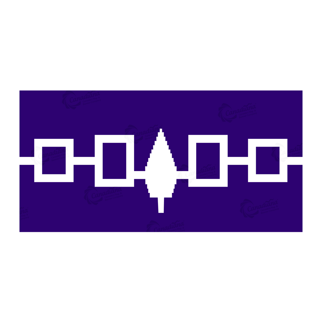 Iroquois/ Six Nations/ Haudenosaunee Flag – Canadiana Flag