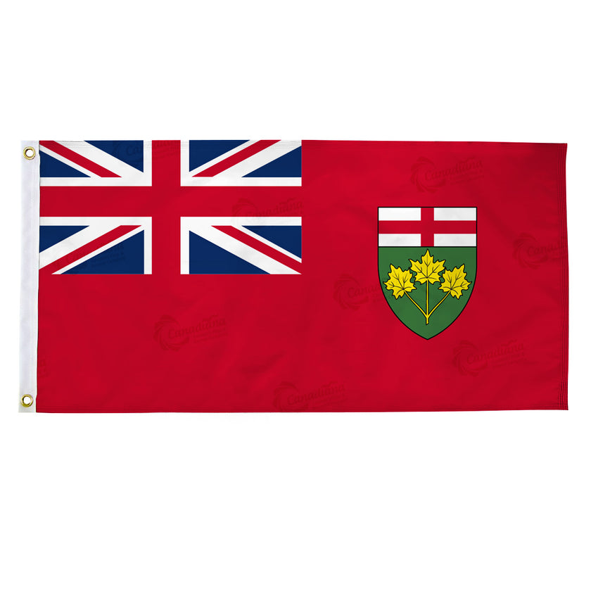 Flag of Ontario | Shop Provincial Flag | Canadiana Flags | Flags ...
