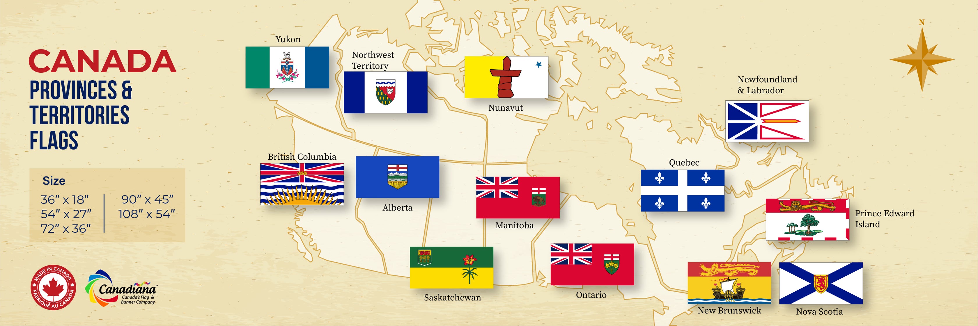 Canadiana Flag: BuyFlags and Banners made in Toronto and Vancouver