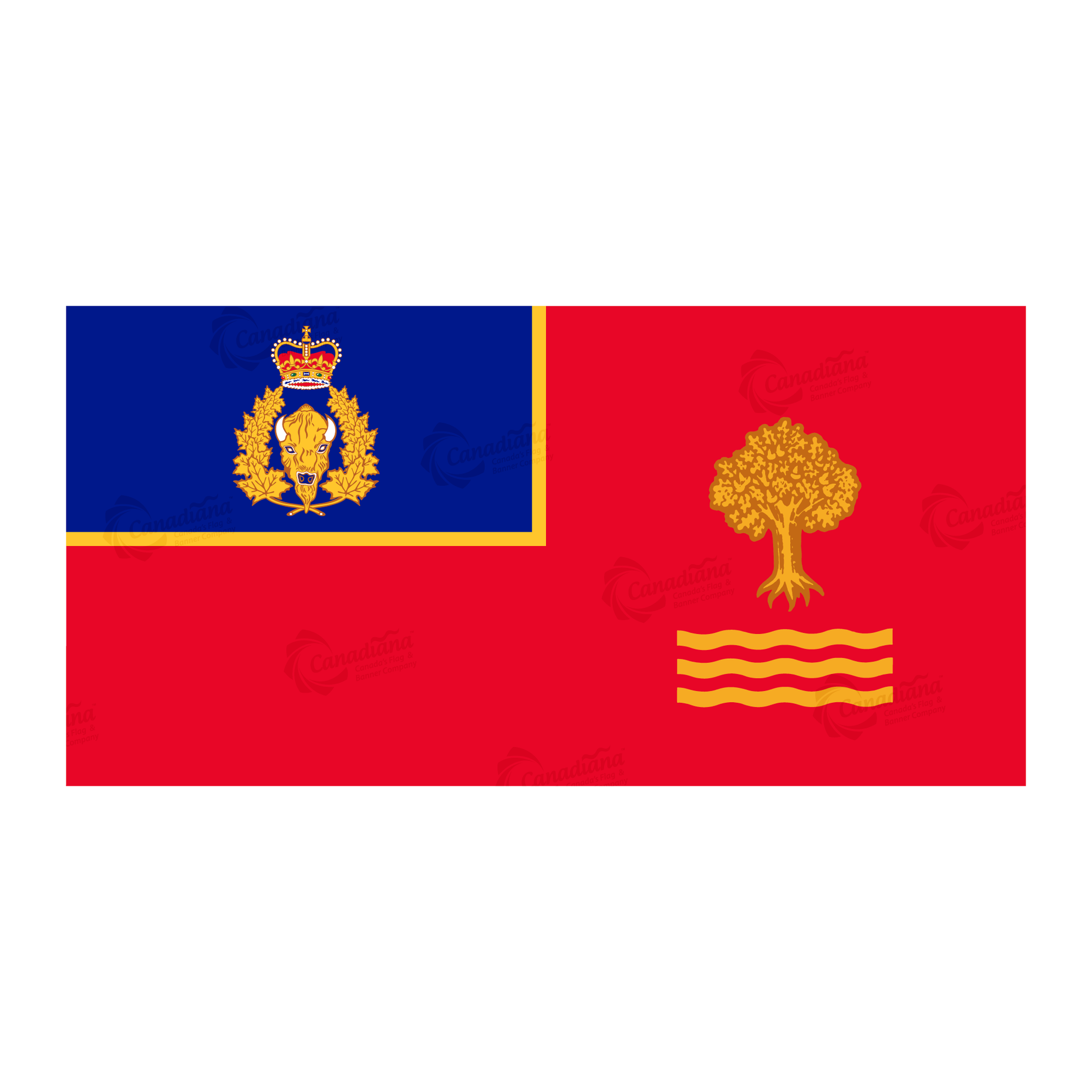 RCMP L Division Flag – Canadiana Flag