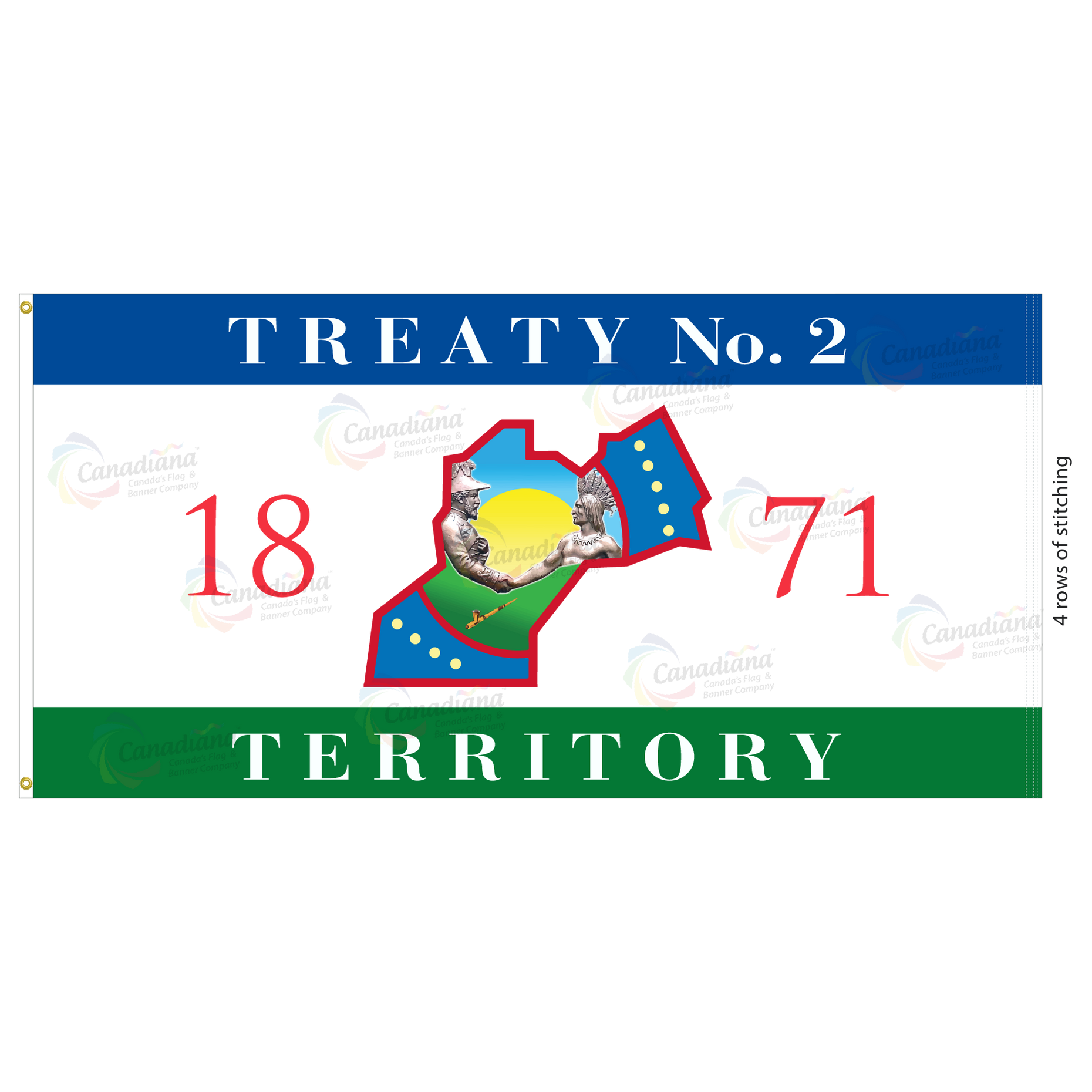 Buy Treaty 2 Territory Flag - Canadiana Flag