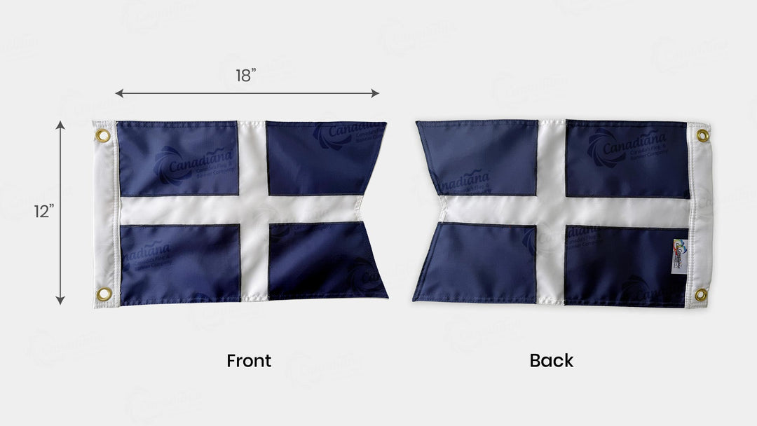 Vice Commodore Officer's Flag | Marine & Yachting Pennants | Canadiana Flag
