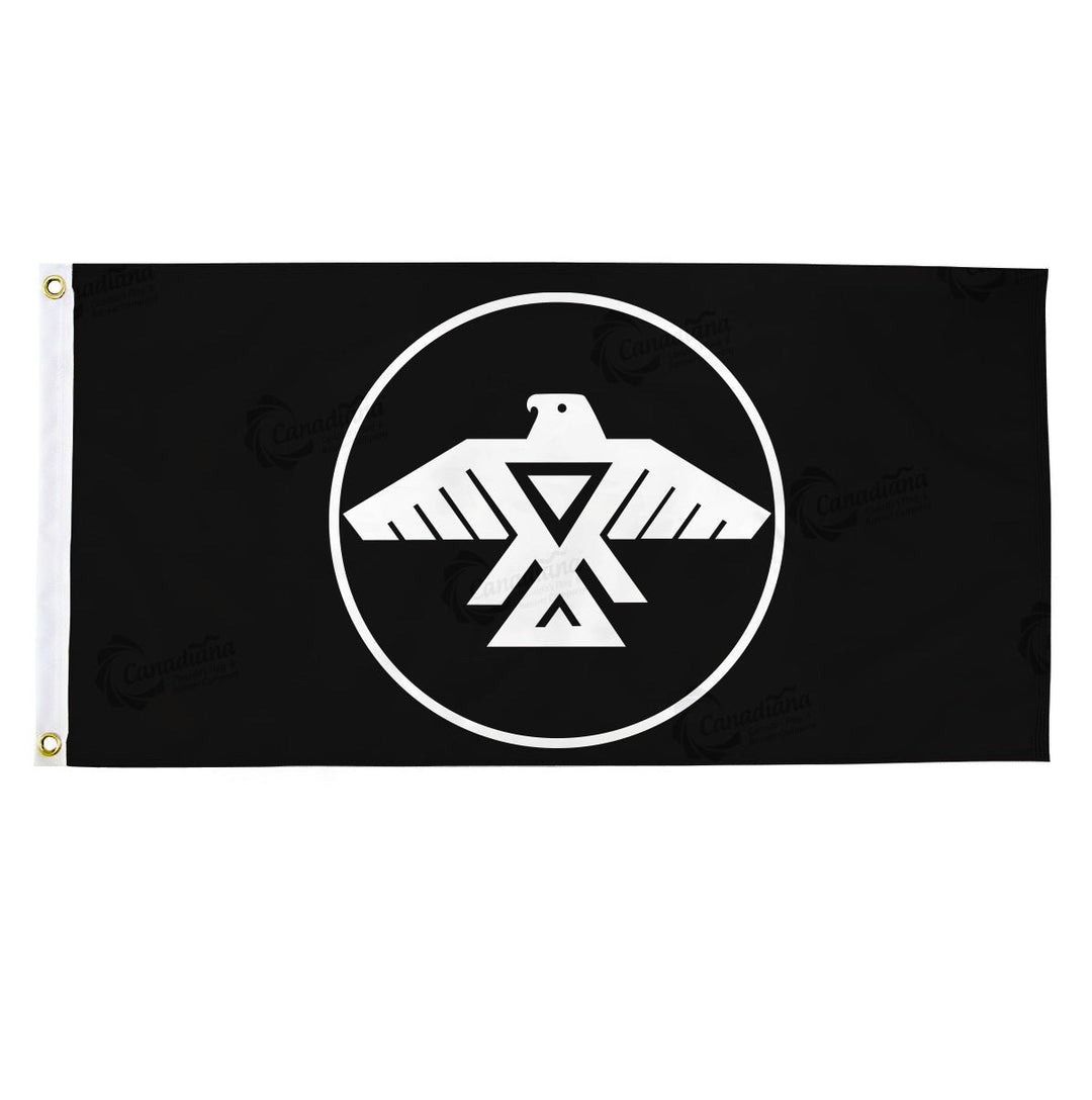 Black Anishinabek/ Anishinaabe First Nation Flag – Canadiana Flag