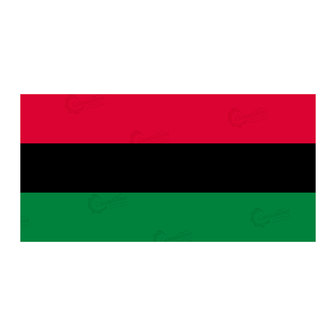 Pan-African Flag - Black History Month - Red, Black, Green – Canadiana Flag