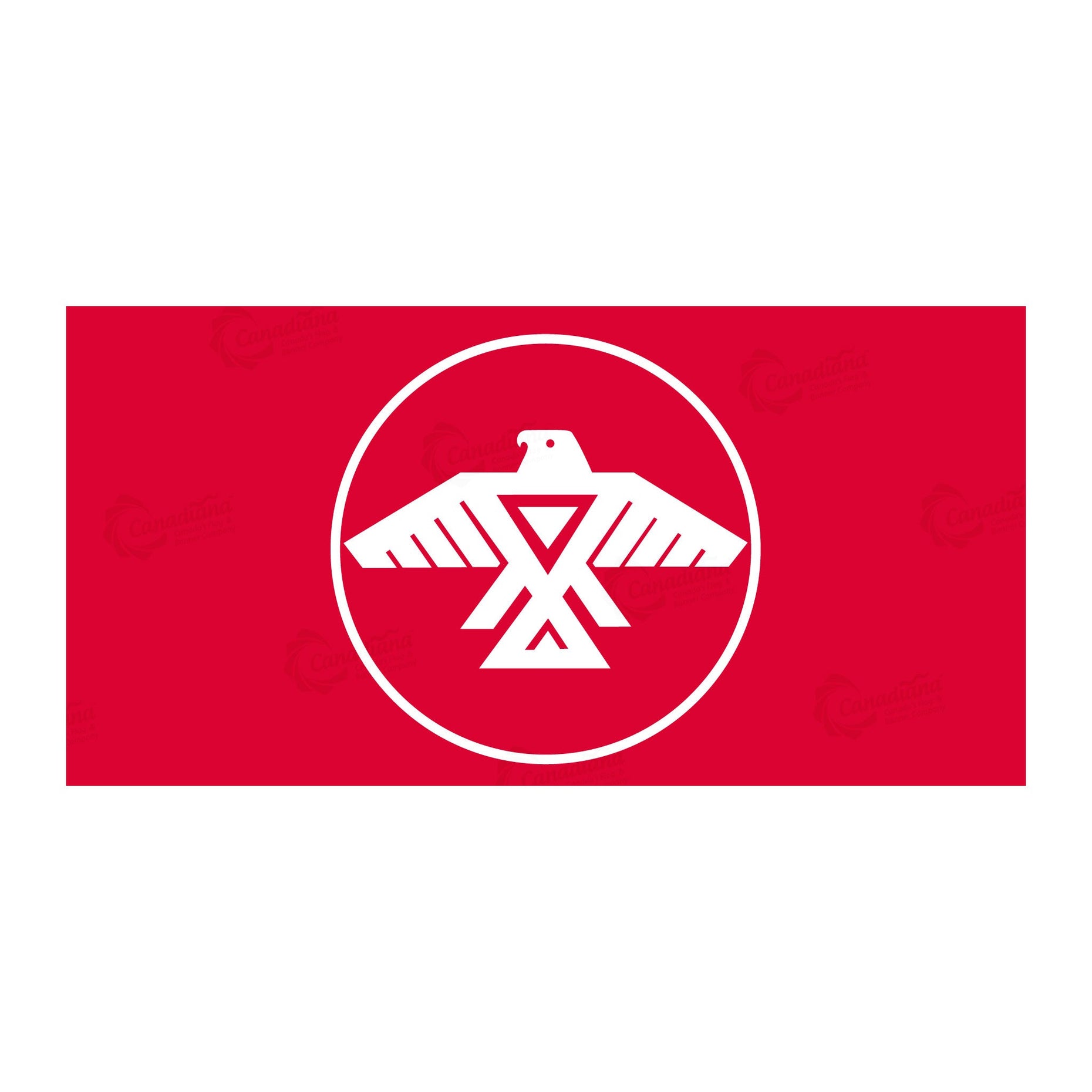 Red Anishinabek/ Anishinaabe First Nation Flag – Canadiana Flag