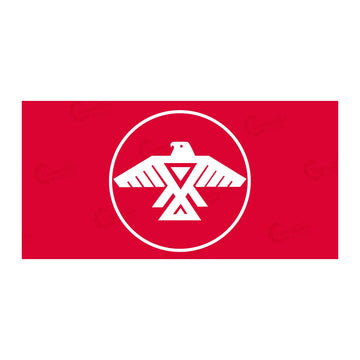 Red Anishinabek/ Anishinaabe First Nation Flag – Canadiana Flag