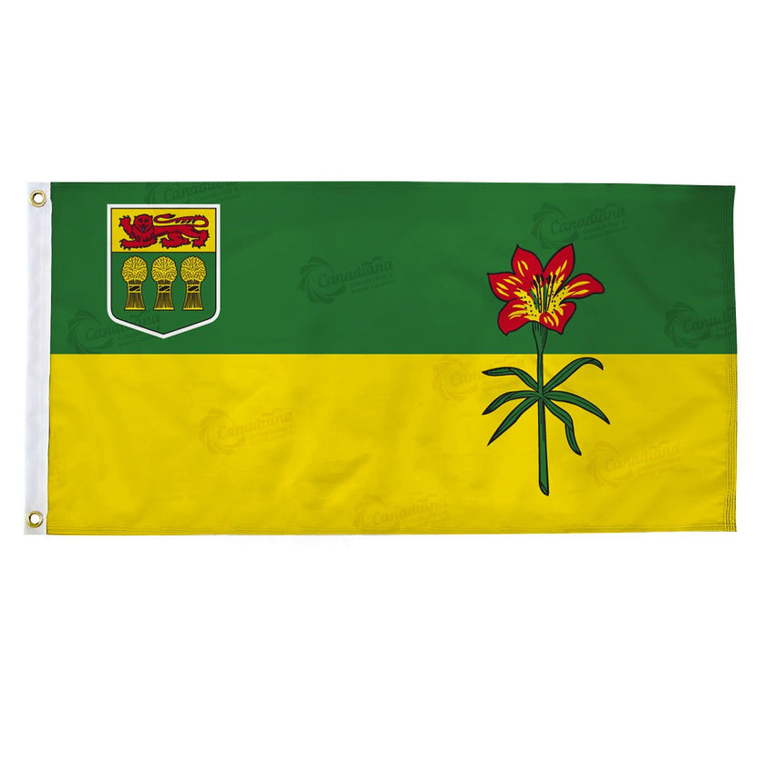 Buy Saskatchewan flag made in Canada Online- Canadiana – Canadiana Flag