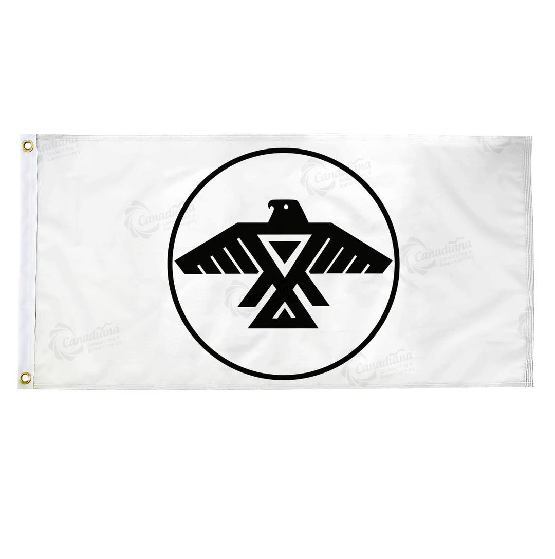 White Anishinabek/ Anishinaabe First Nation Flag – Canadiana Flag