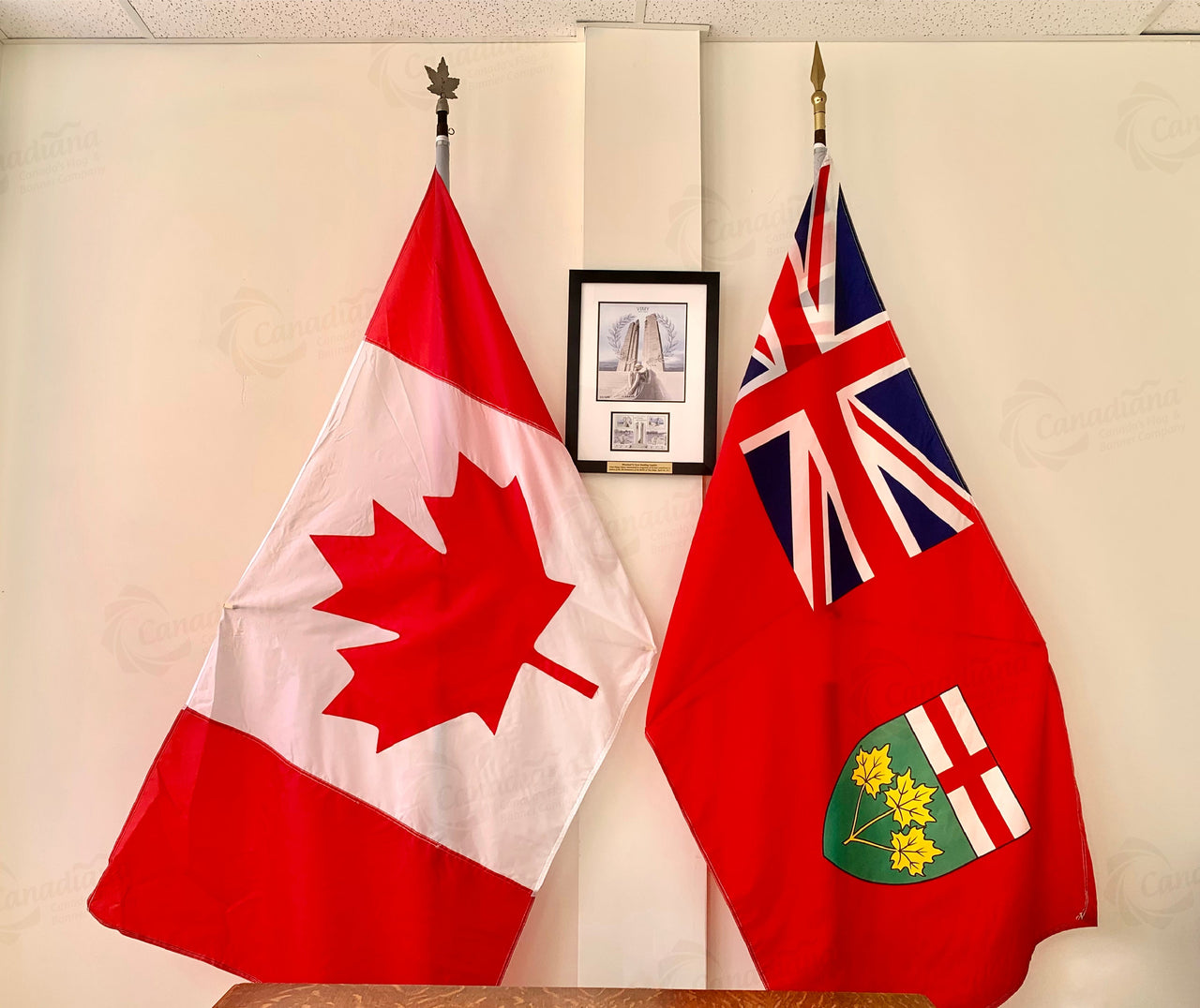 Buy Ontario Flag Online , made in Canada - Canadiana – Canadiana Flag